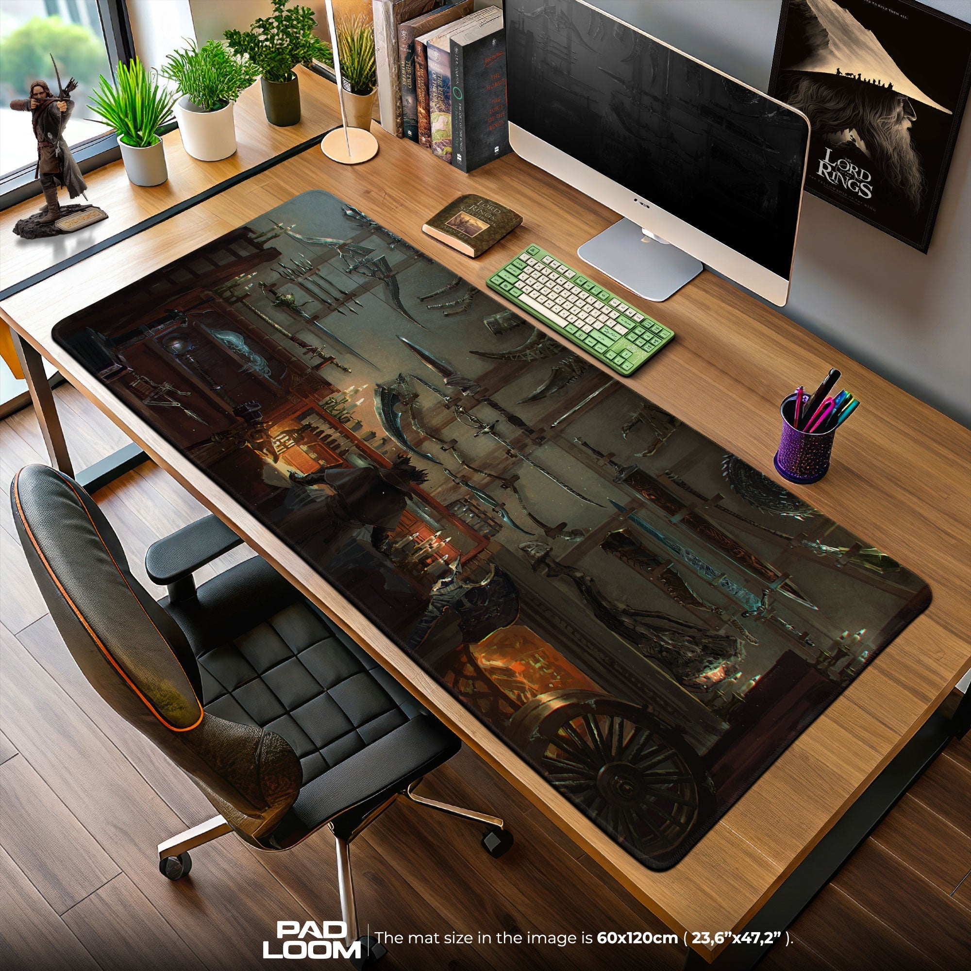 Bloodborne Mouse Pad, Hunter’s Armory Game Desk Mat – Padloom
