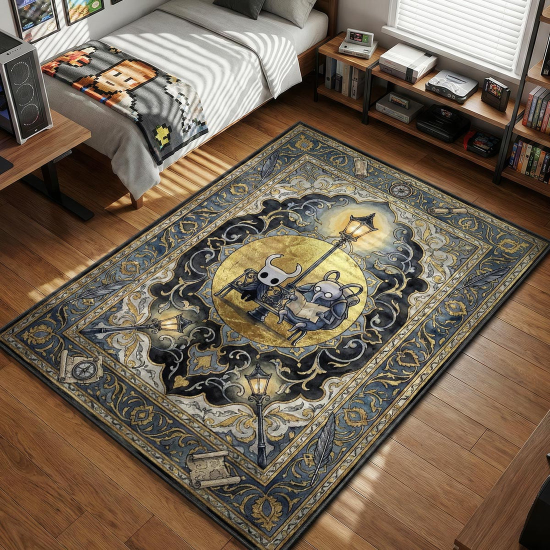 Cornifer Map Bench Rug - Hollow Knight Chair Mat | Padloom