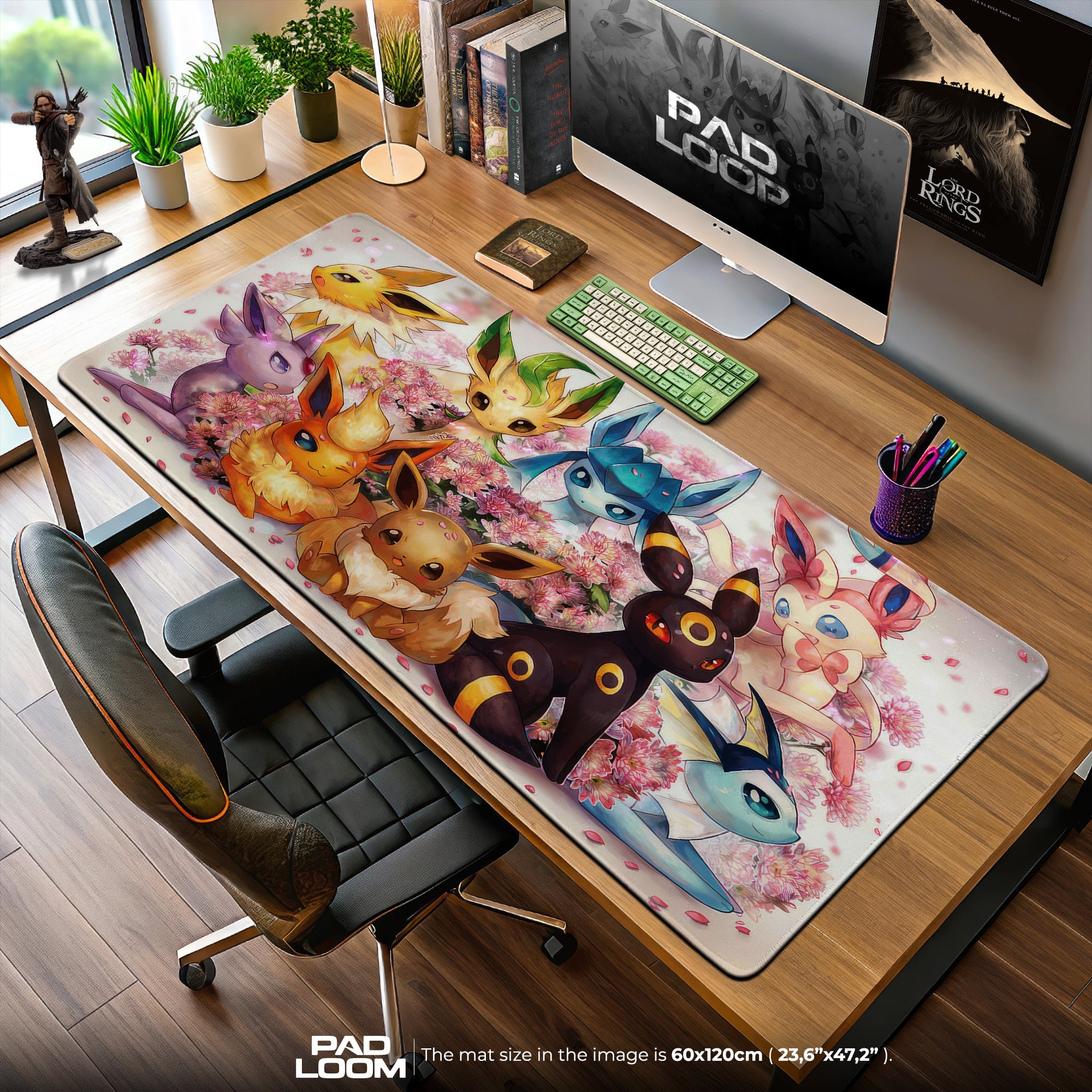 Eevee Evolutions Mauspad – Pokémon Schreibtischunterlage – Padloom