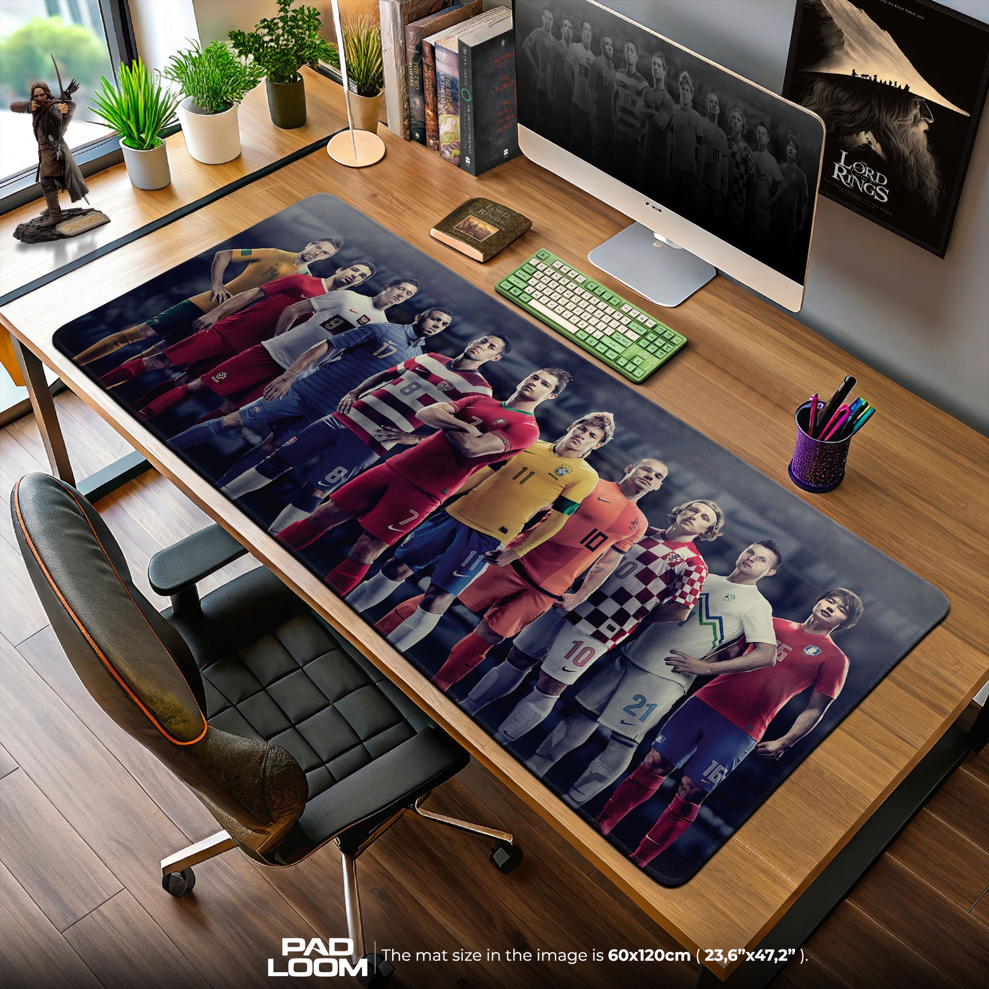 FIFA All-Stars Lineup Mouse Pad, Gamer Desk Mat – Padloom