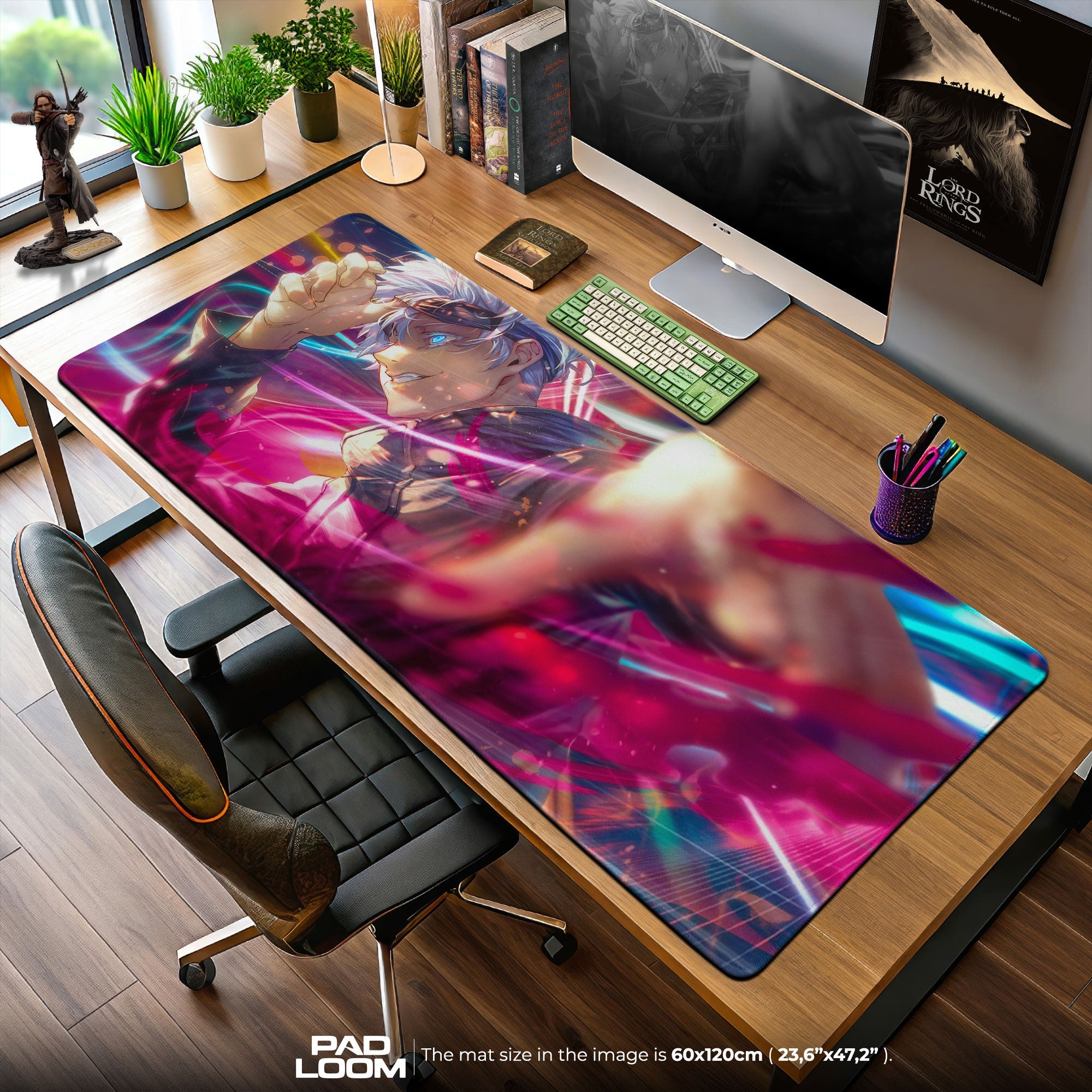 Gojo Mouse Pad, Infinity Power Gaming Desk Mat – Padloom