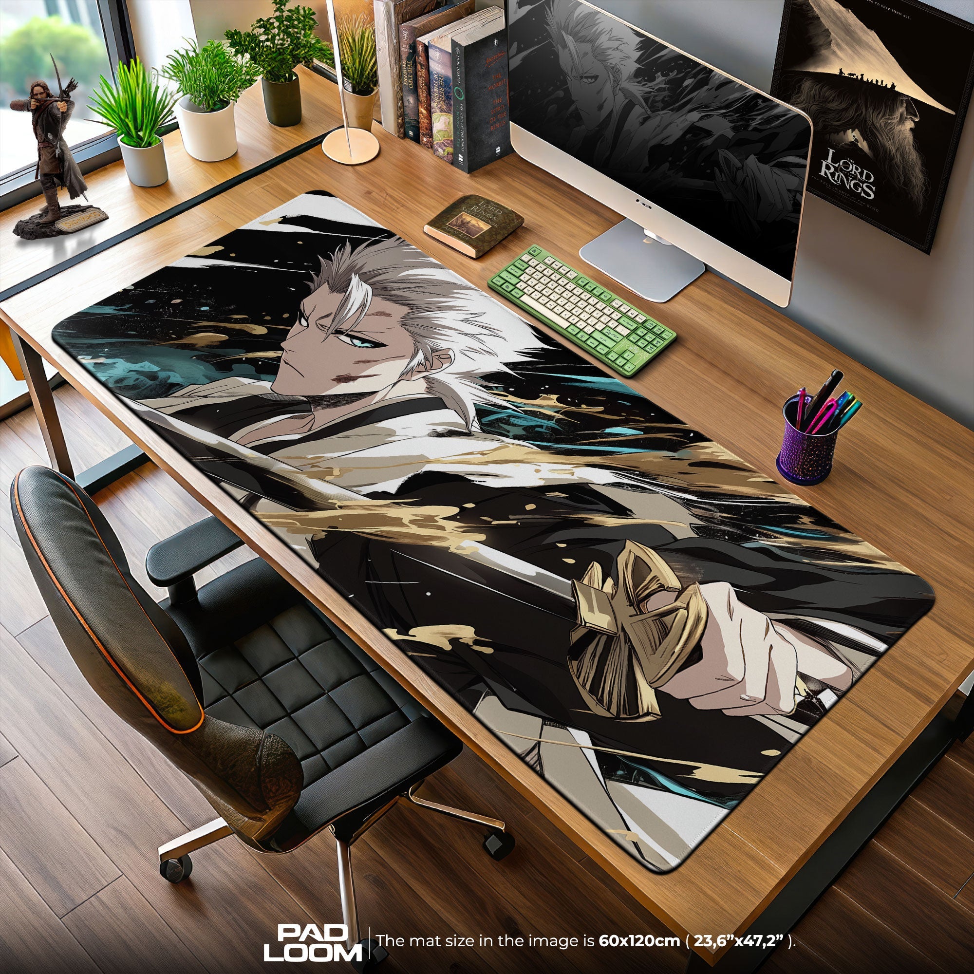 Hitsugaya Toshiro Mouse Pad, Bleach Anime Gaming Desk Mat – Padloom