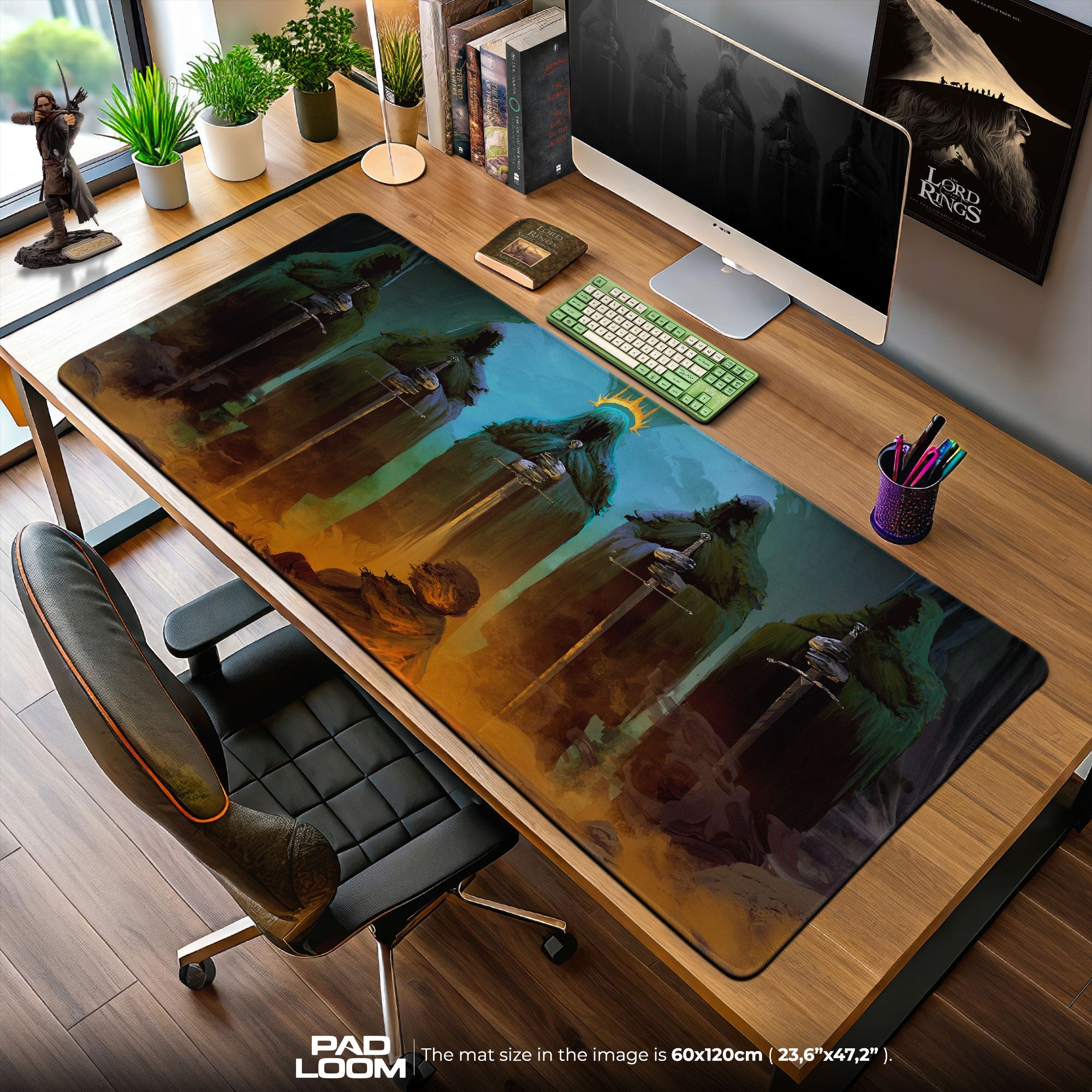 Lord of the Rings Mouse Pad, Nazgûl Shadows Gaming Desk Mat – Padloom