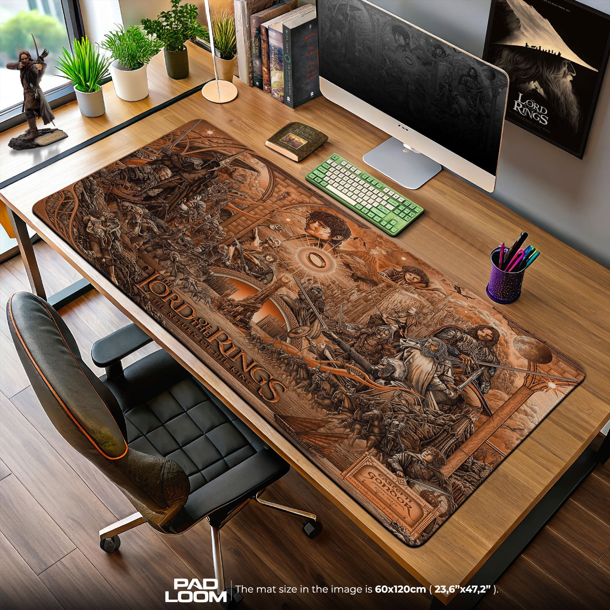 Lord of the Rings Mouse Pad, Return of the King Art Gaming Desk Mat ...