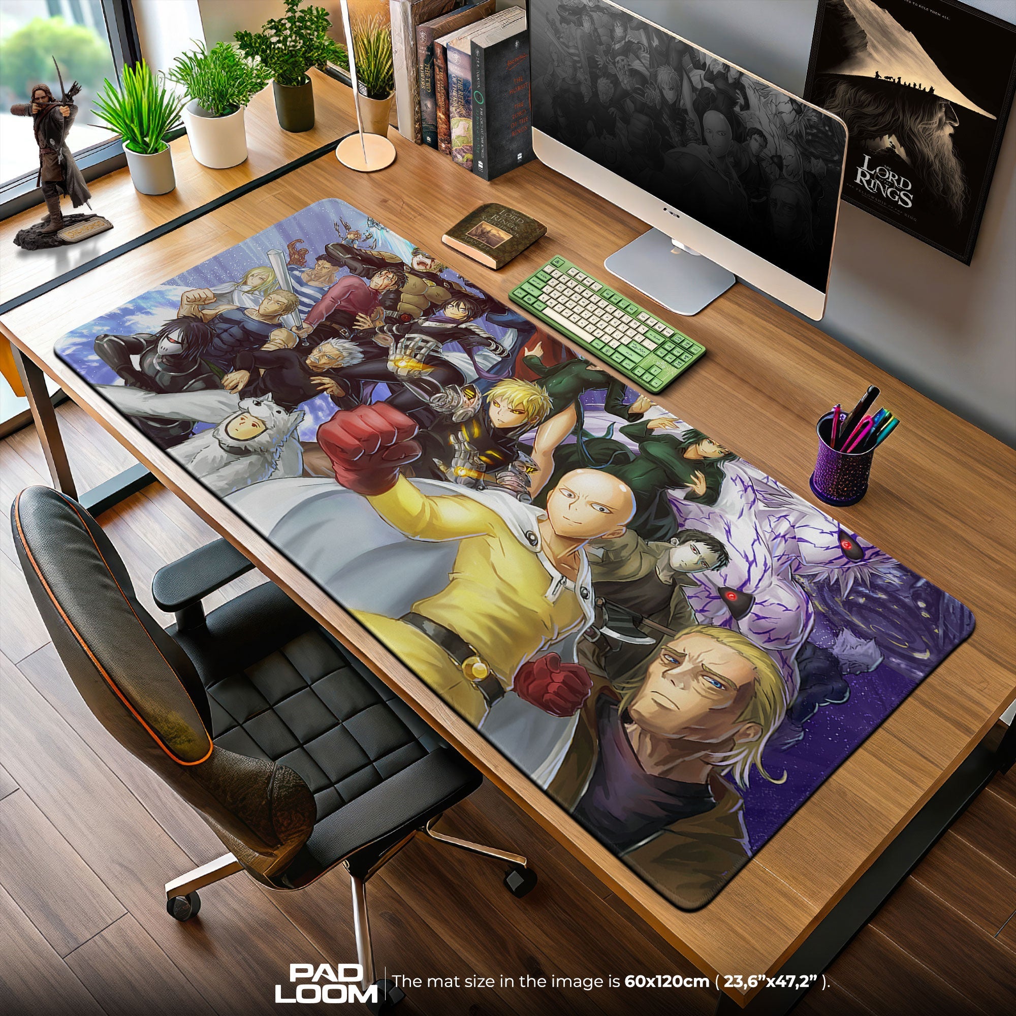 One Punch Man United Heroes Mouse Pad, Anime Desk Mat – Padloom