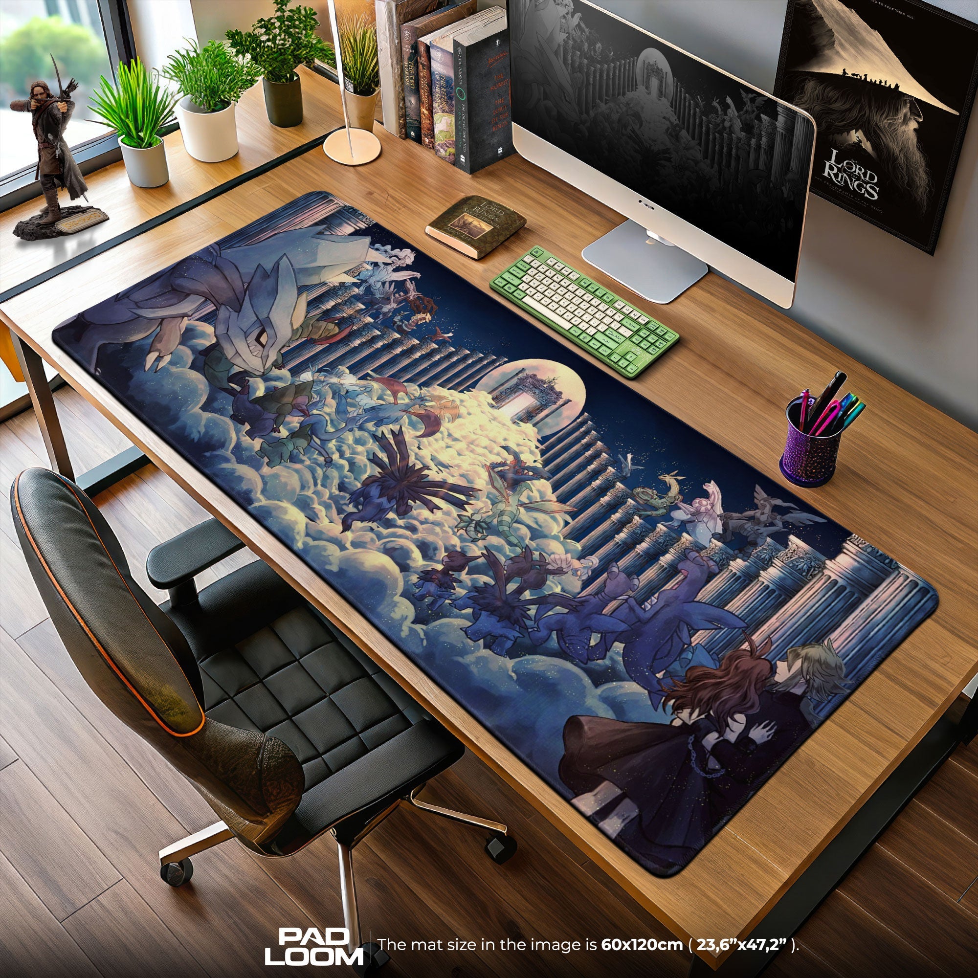 Pokémon Mouse Pad, Legendary Heaven Anime Desk Mat – Padloom