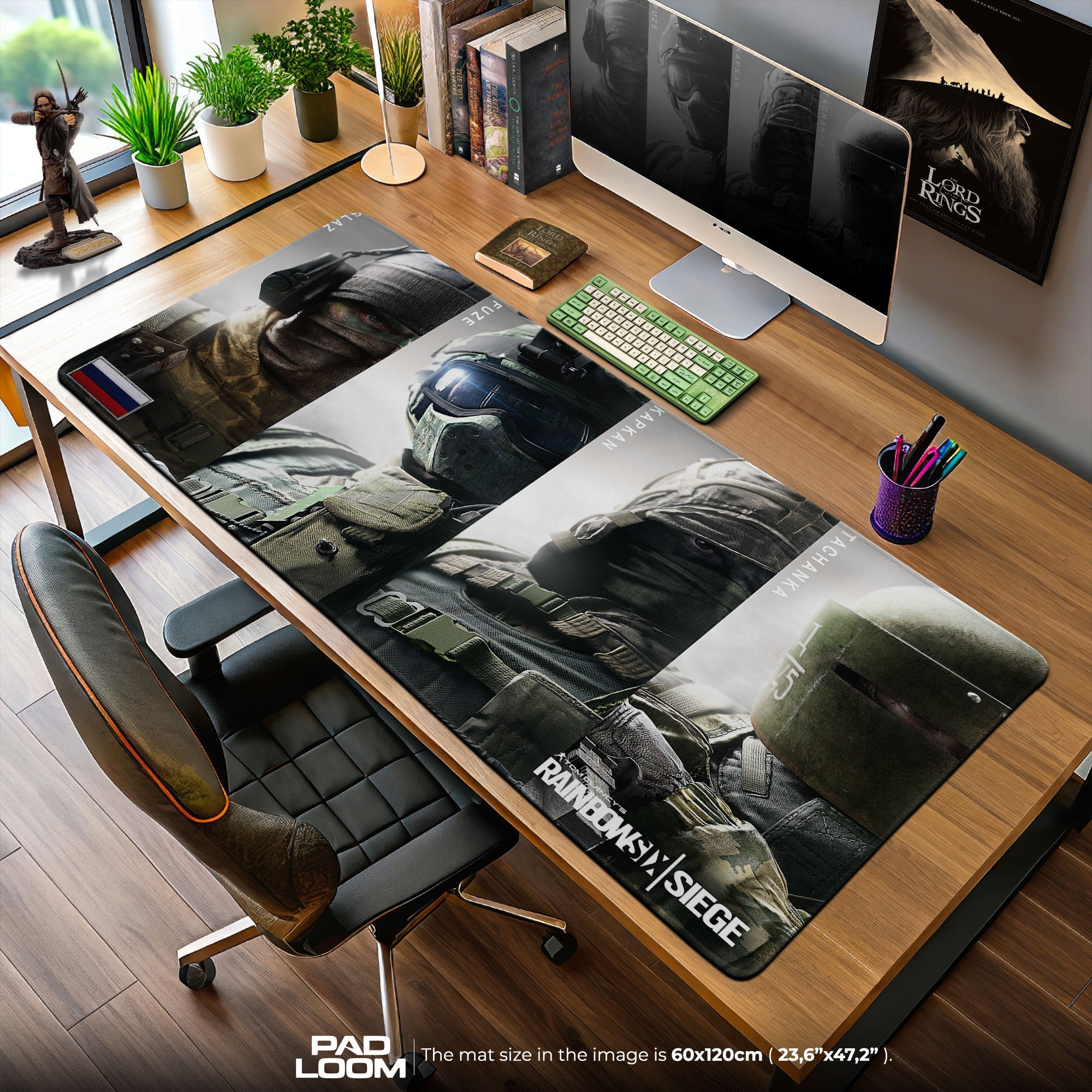 Rainbow Six Siege Russian Ops Mouse Pad, Game Tactical Gaming Desk Mat ...