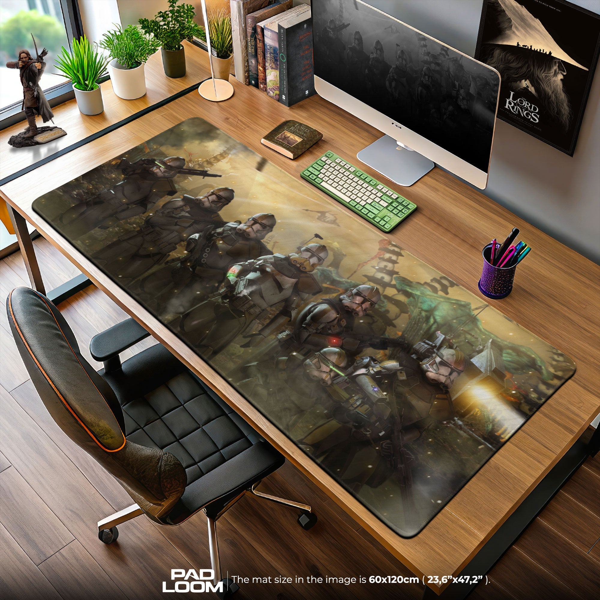 Star Wars Clone Troopers Mouse Pad, Galactic Gaming Desk Mat – Padloom