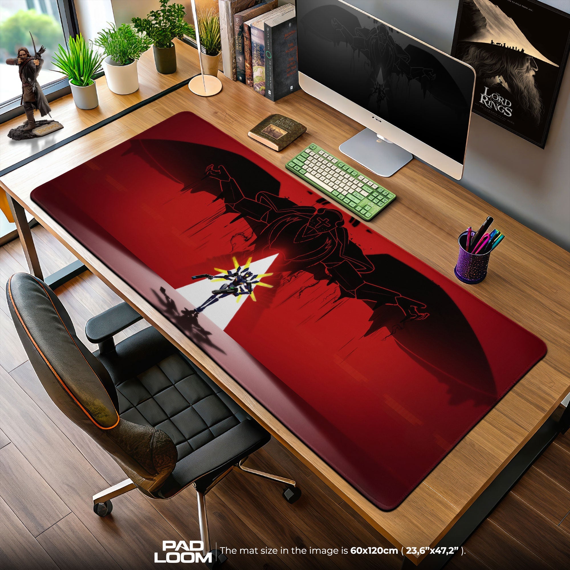 Ultrakill Mouse Pad, Blood Red Angel Gaming Desk Mat – Padloom