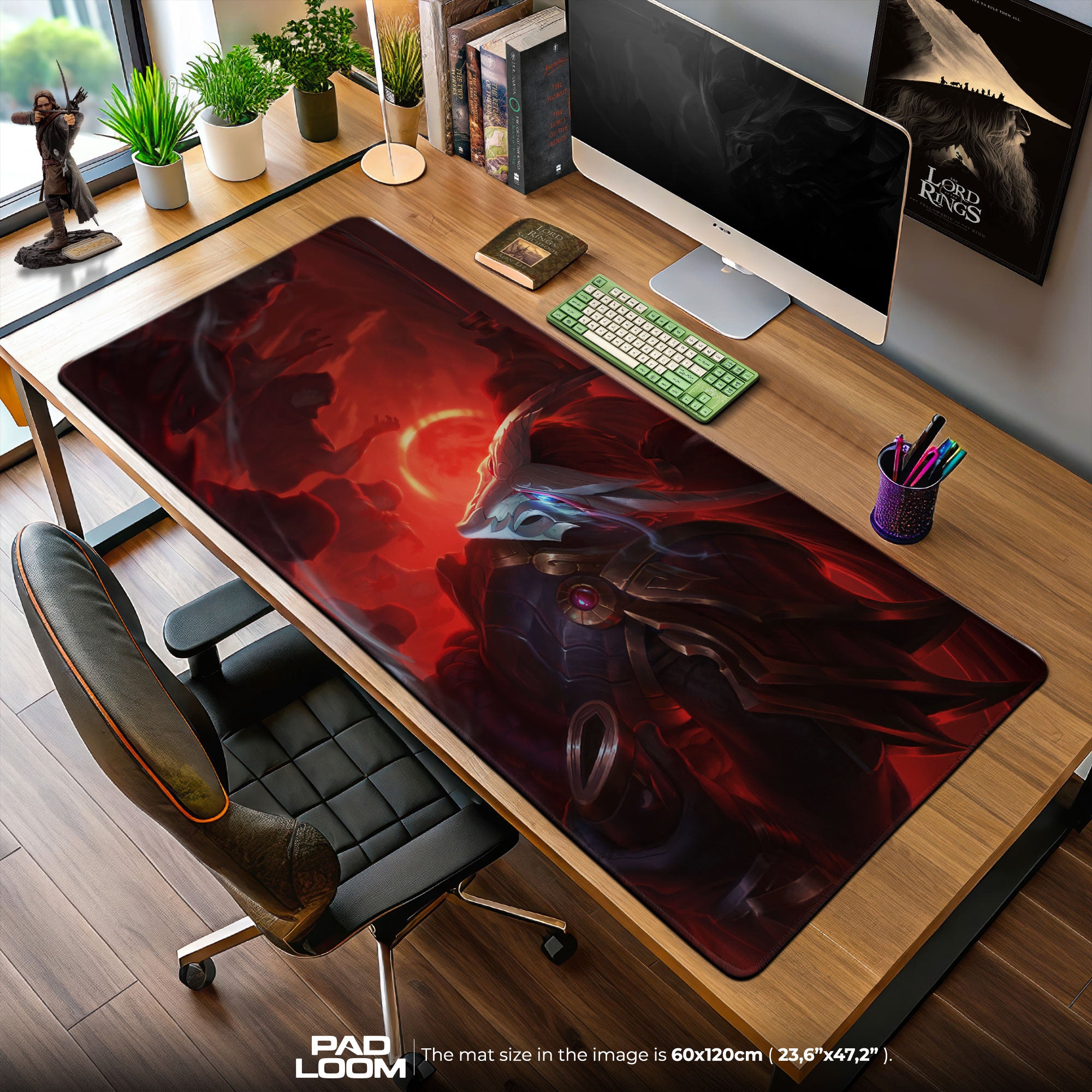 Yasuo Blood Moon Mouse Pad, League of Legends Gaming Desk Mat – Padloom