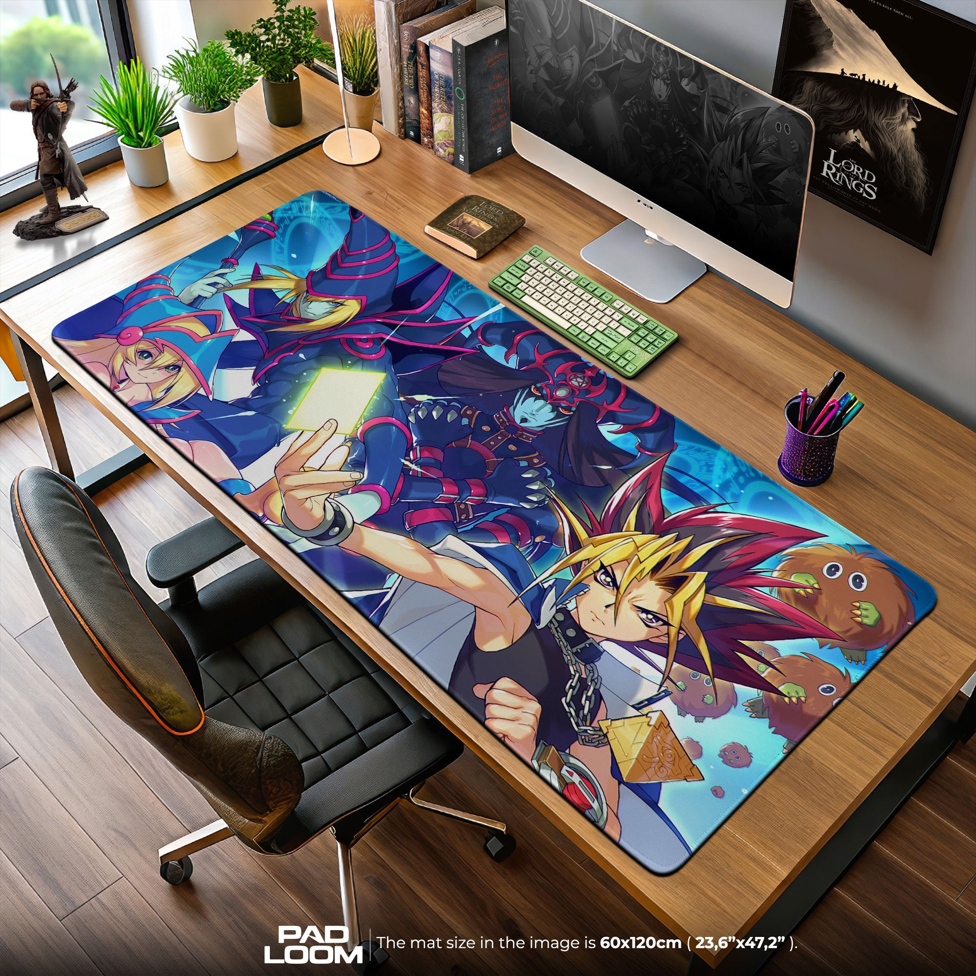 Yu-Gi-Oh Mouse Pad, Dark Magician Anime Desk Mat – Padloom