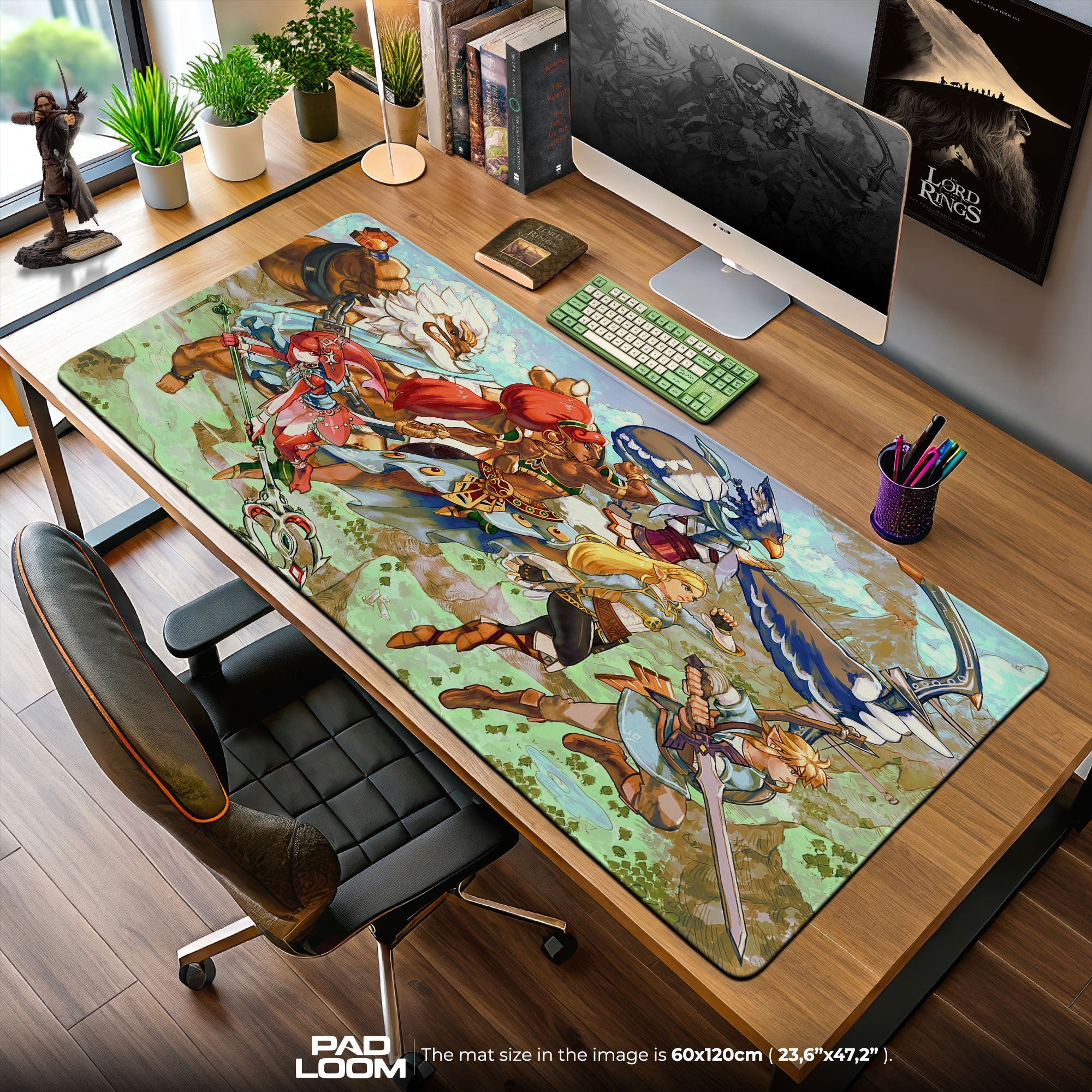 Zelda Champions Battle Mouse Pad, Game Gamer Desk Mat – Padloom