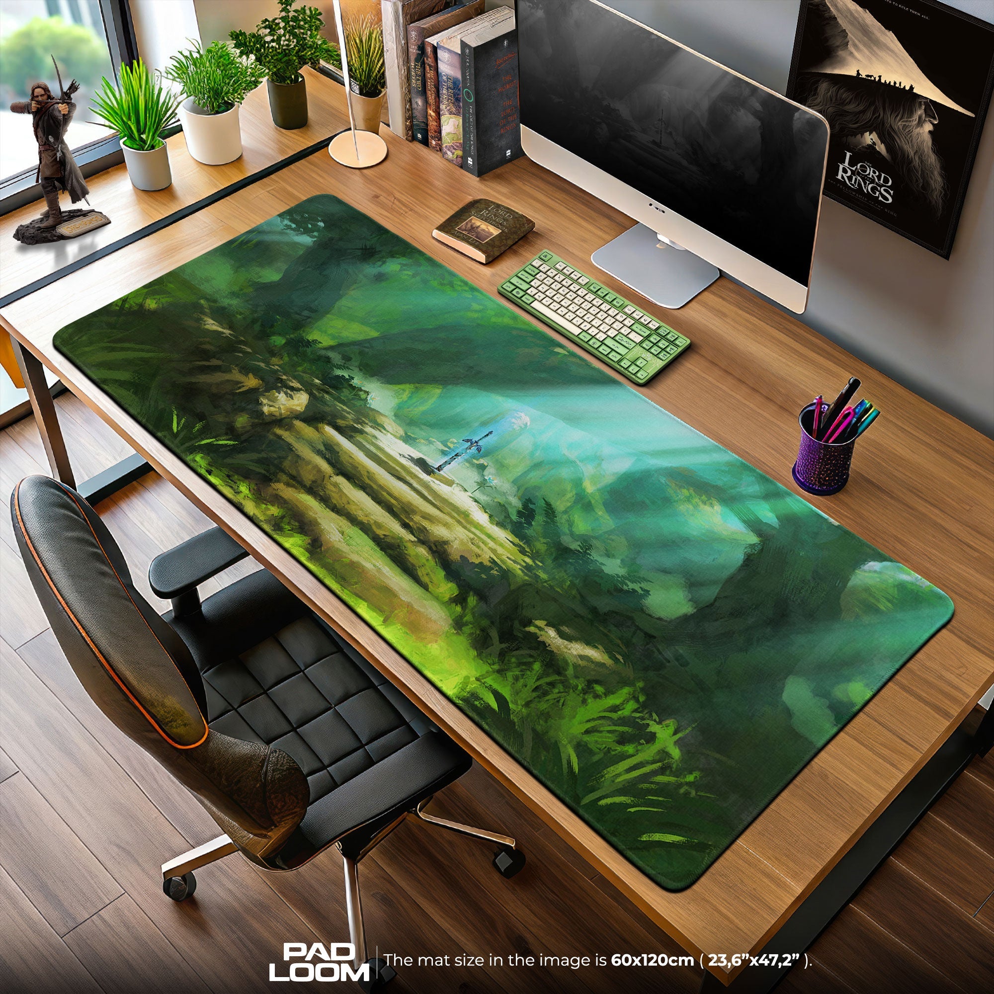 Zelda Master Sword Mouse Pad, Game Gamer Desk Mat – Padloom