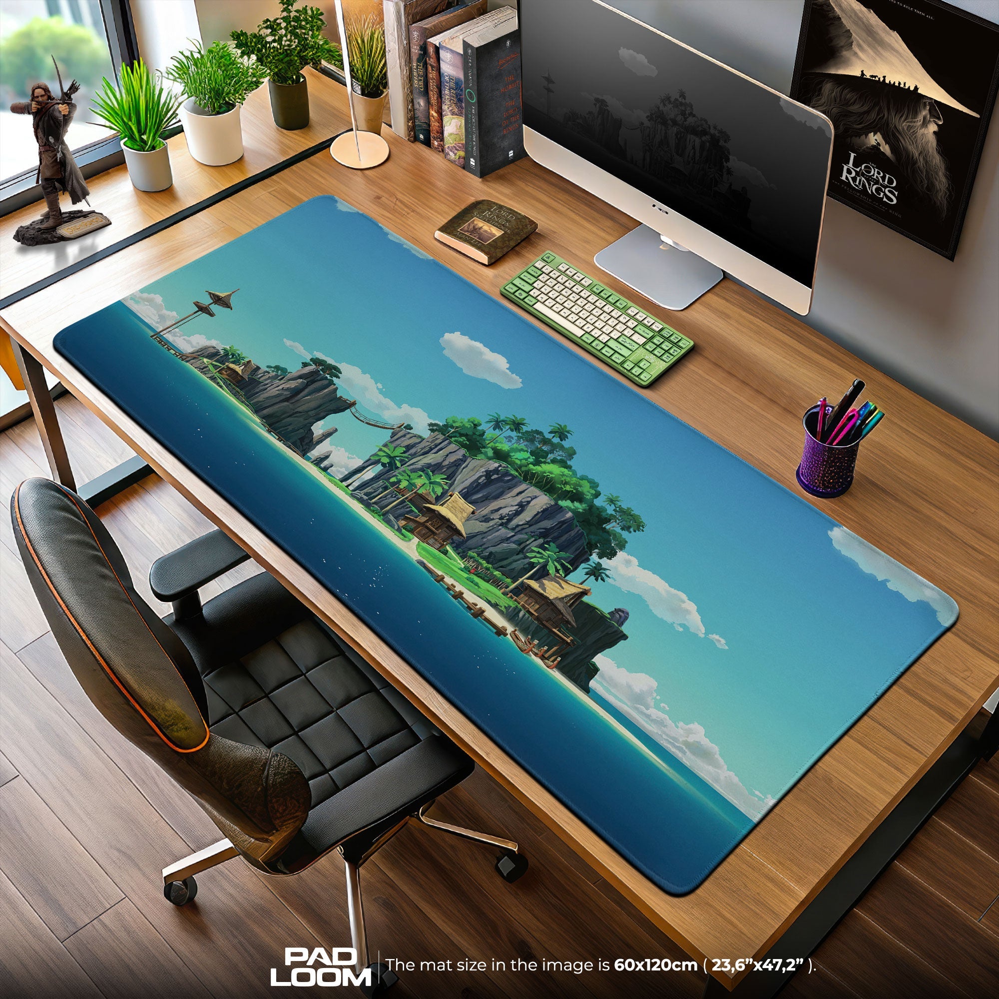 Zelda Outset Island Mouse Pad, Game Gaming Desk Mat – Padloom